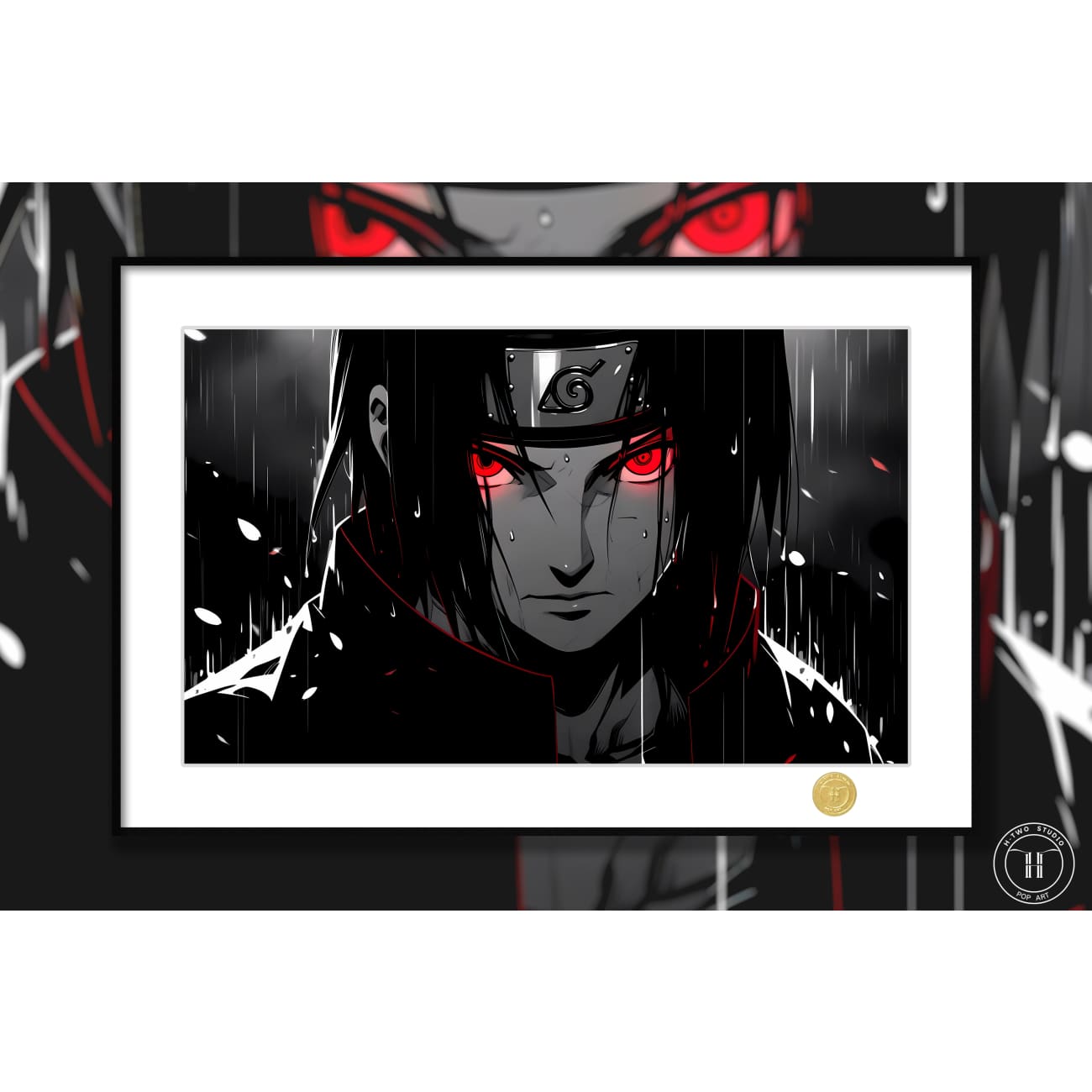 H-two Studio - Itachi Uchiha Poster Frame – Avolounge