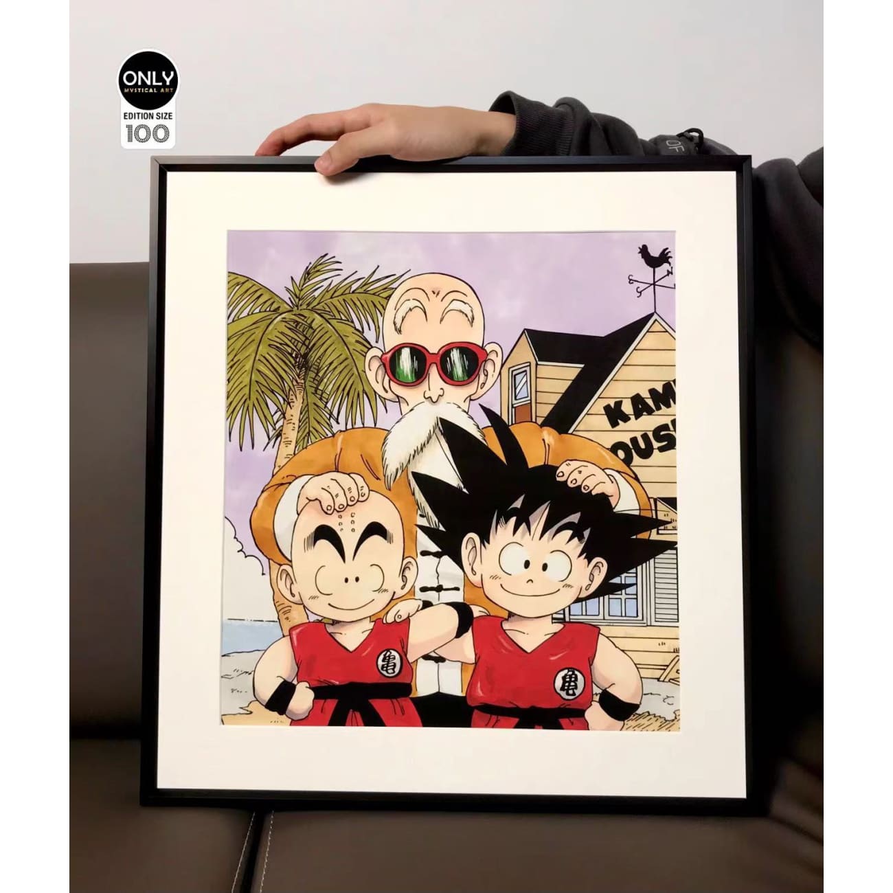 Mystical Art - Goku and Master Roshi Poster Frame – Avolounge