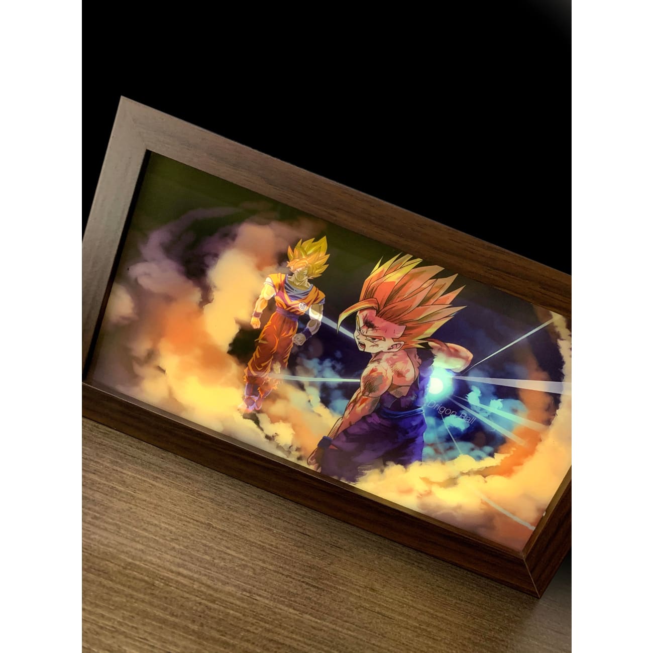 Mystical Art - Son Goku & Son Gohan Light Guide Poster Frame – Avolounge