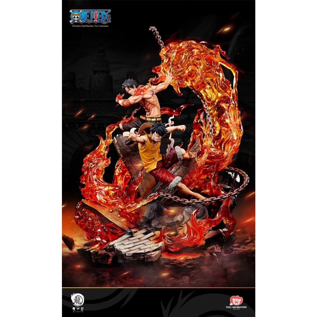 Ryu Studio - Monkey D. Luffy & Portgas D. Ace [licensed] – Avolounge