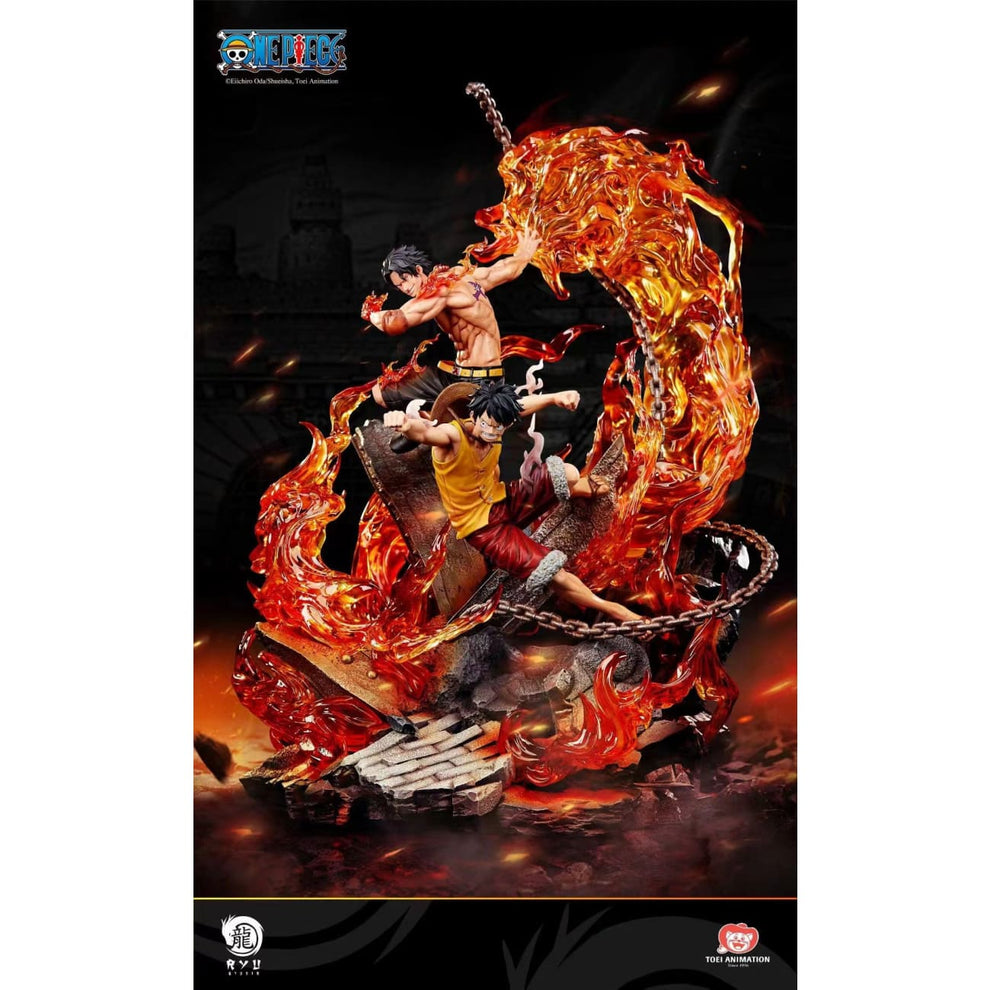 Ryu Studio - Monkey D. Luffy & Portgas D. Ace [licensed] – Avolounge