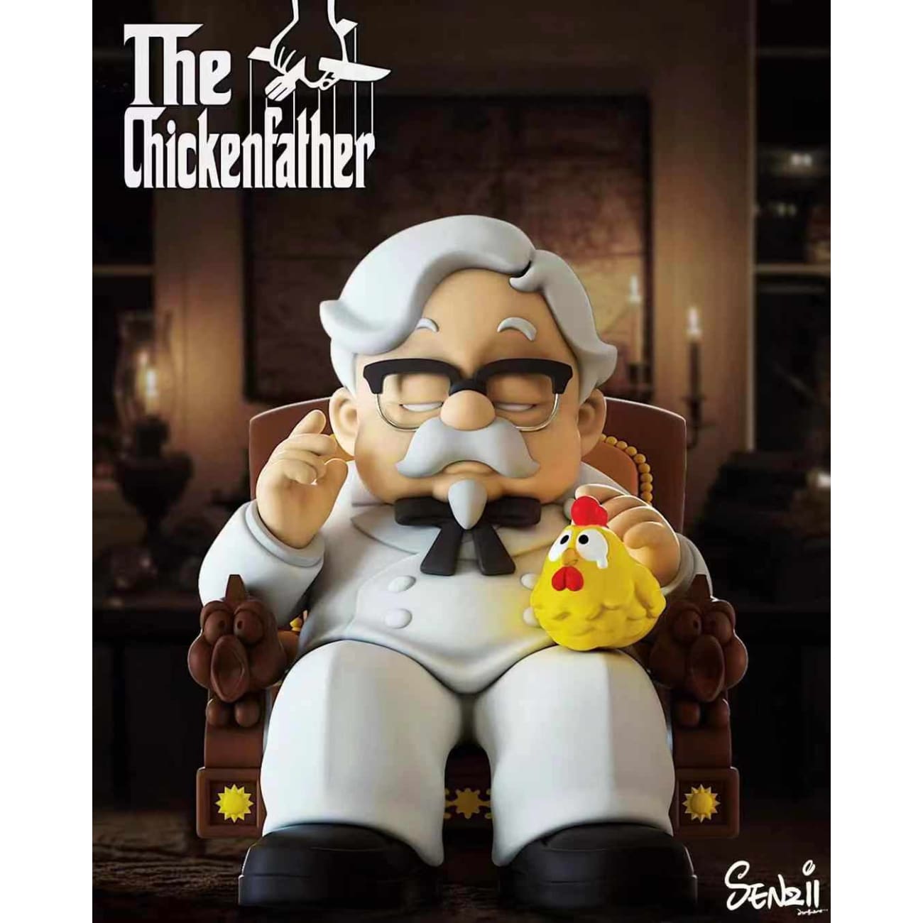 Senzii Studio x the Chicken Father - Sitting the Chicken – Avolounge