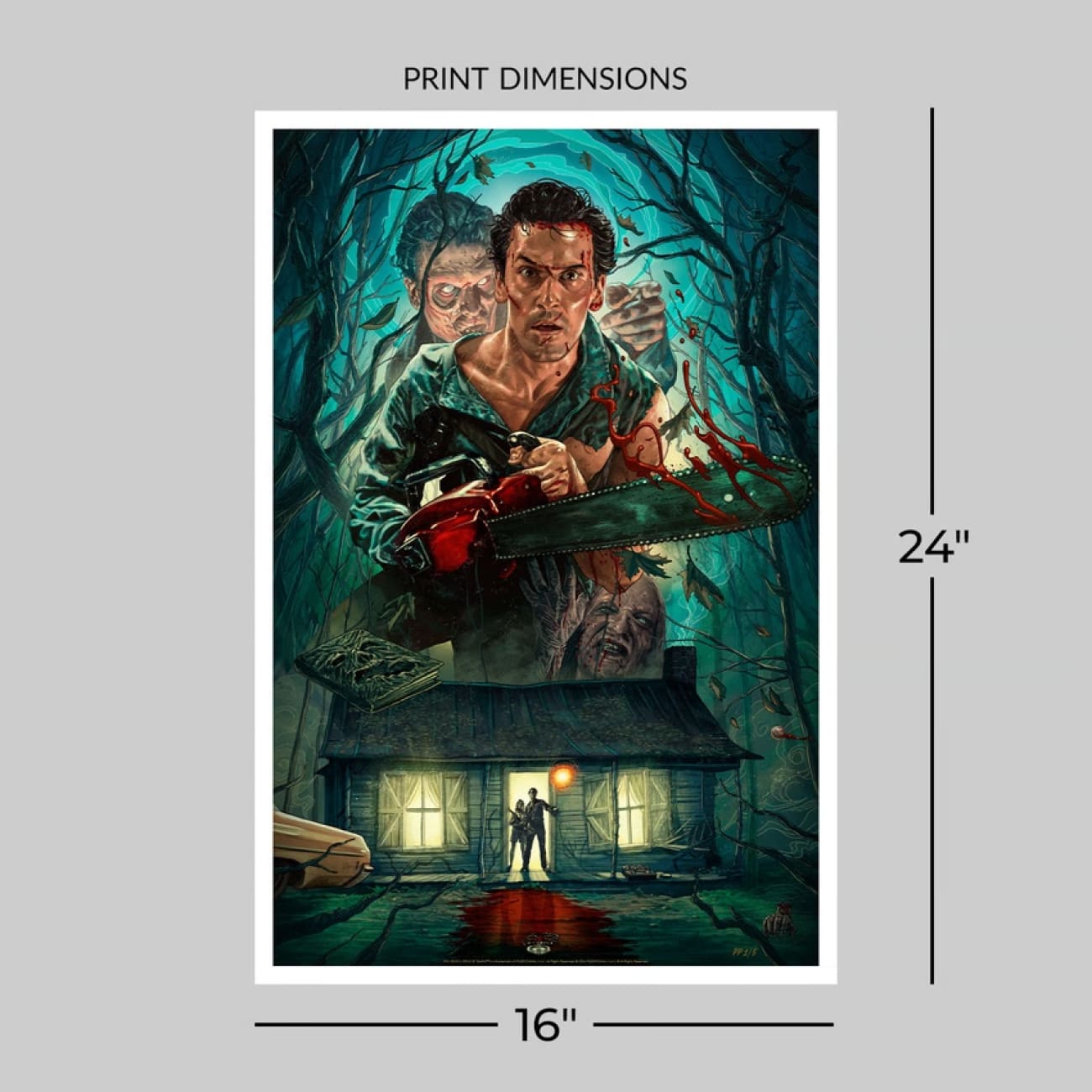 Sideshow - Evil Dead 2: Dead by Dawn Unframed Poster – Avolounge