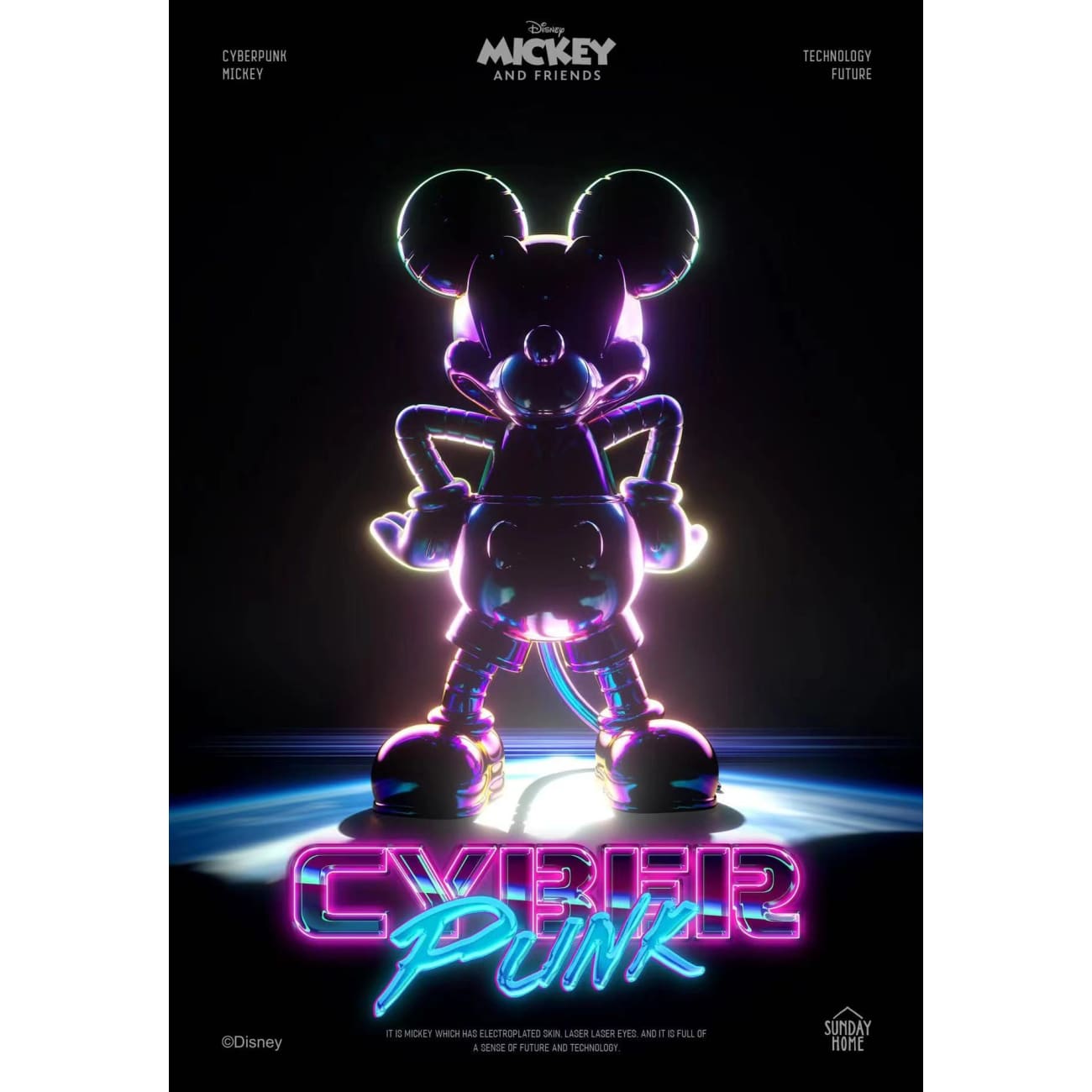 Sunday Home Studio - Cyberpunk Mickey – Avolounge