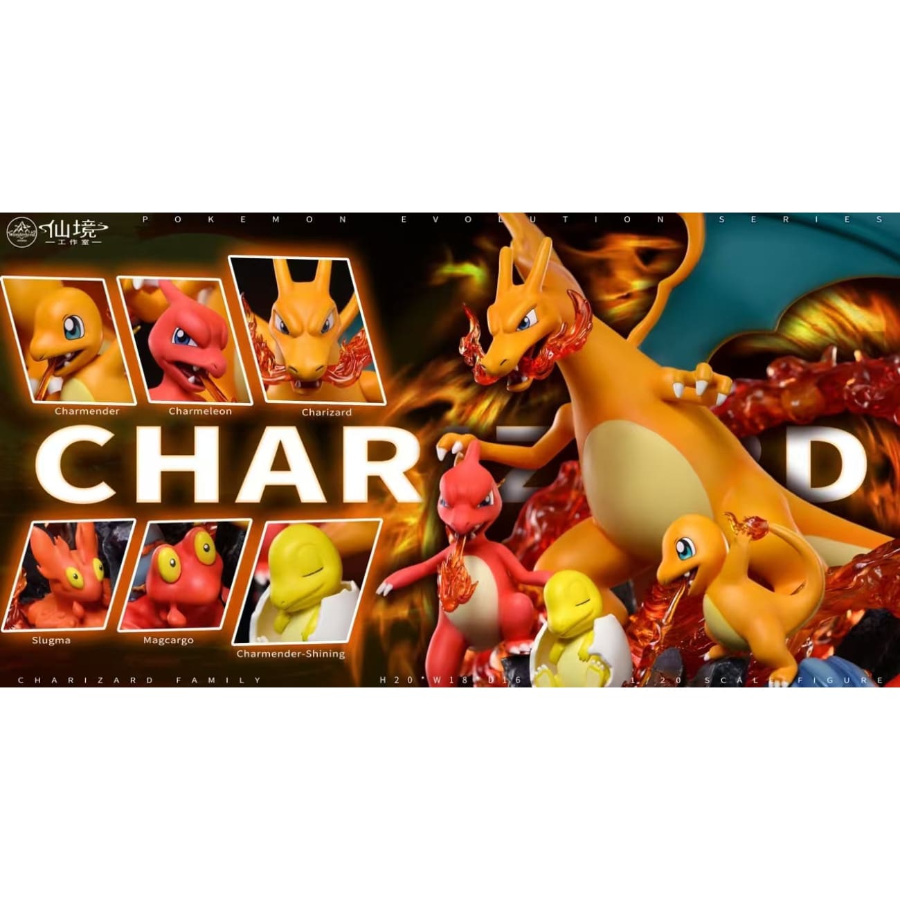 Wonderland Studio - Charizard Family – Avolounge